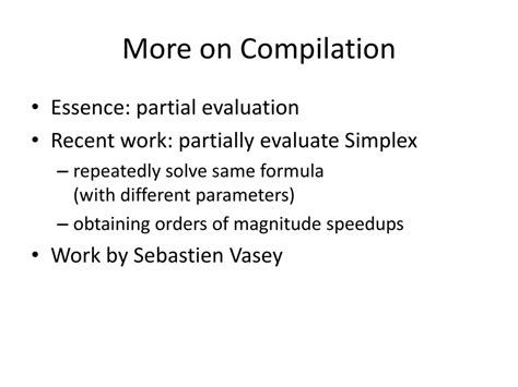 synthesis using variable elimination ppt download