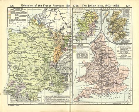 Mapa De Las Islas Británicas 1603 1688 Tamaño Completo Ex