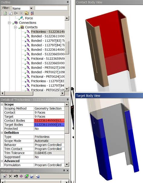 Spring Problem With Contact Issue — Ansys Learning Forum