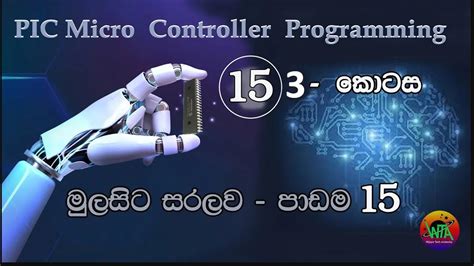 How to program PIC Micro Controllers from beginning සහලන YouTube