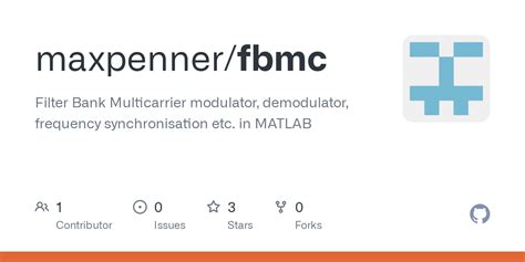 Github Maxpenner Fbmc Filter Bank Multicarrier Modulator Demodulator Frequency