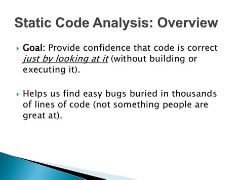 Static Code Analysis And Cppcheck