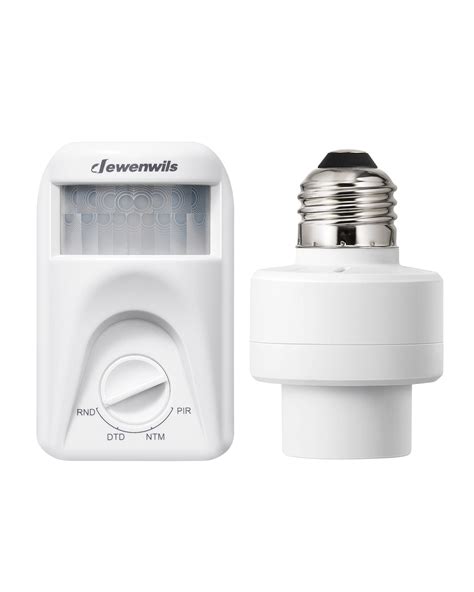Dewenwils Motion Sensor Light Socket E26e27 Dusk To Dawn Sensor
