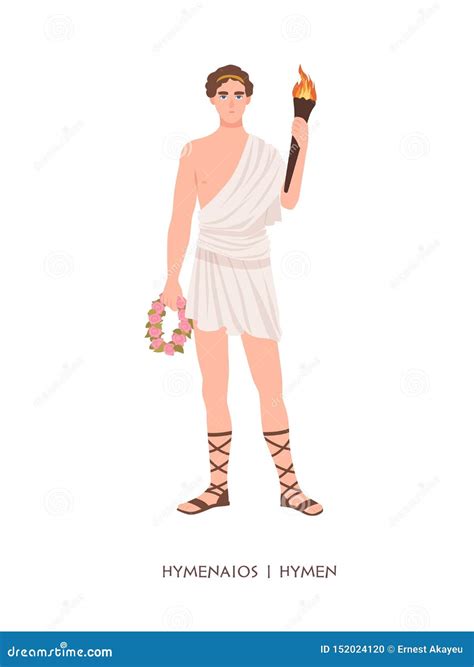 Hymenaios Or Hymen God Or Deity Of Marriage Ceremonies And Weddings From Hellenistic Religion