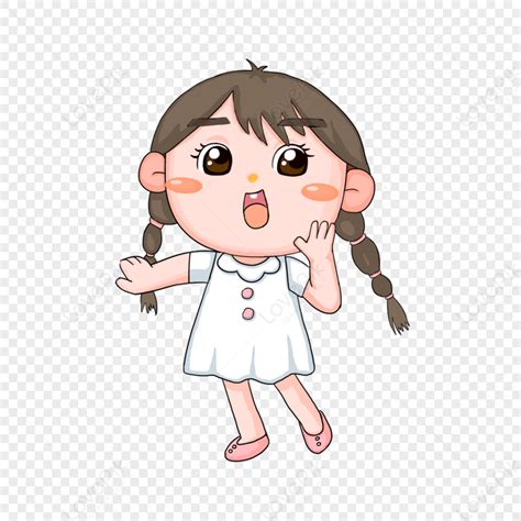 귀여운 소녀 Png 일러스트 무료 다운로드 Lovepik