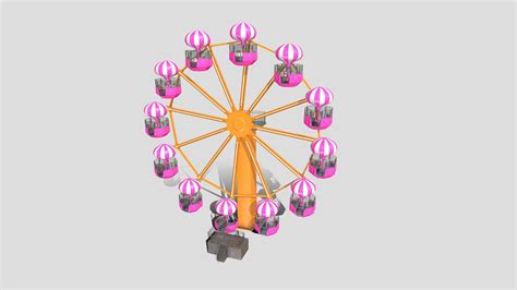 Animated Ferris Wheel V Buy Royalty Free D Model By Dragosburian E D Sketchfab Store