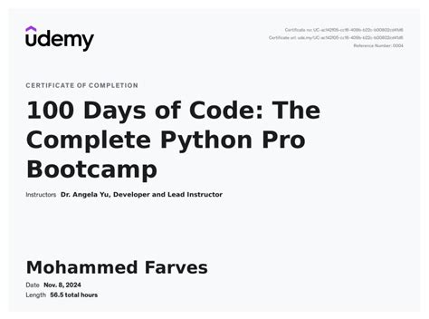 Mohammed F On Linkedin Python Programming Coding Udemy