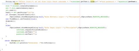 Tutorial Lengkap Membuat Aplikasi Parkir Kendaraan Menggunakan Java Netbeans Dan MySQL Indra