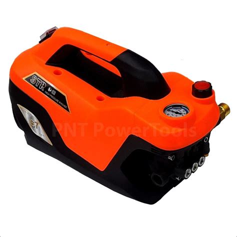 Str เครื่องอัดฉีดแรงดันสูง 400 บาร์ อุปกรณ์พร้อมใช้งาน สายฉีดแรงดันสูงยาว 10 เมตร ปรับระดับความ