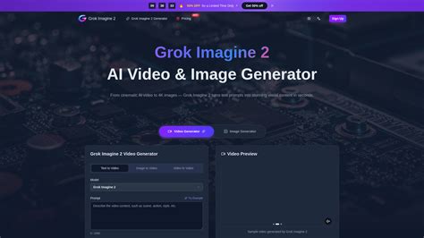 Grok Imagine 2 电影级ai视频与图像生成平台 Similarlabs