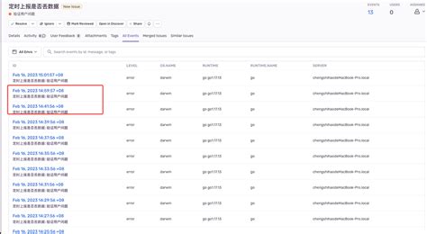 Event Data Is Missing In The Periodic Reporting Issue Getsentry Sentry GitHub