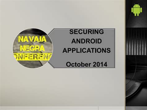 Securing Android Applications Pdf