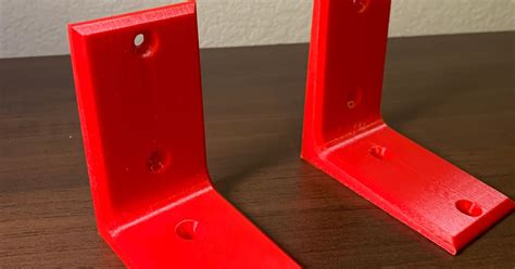 Angular Shelf Bracket By Chrisonkey Download Free Stl Model