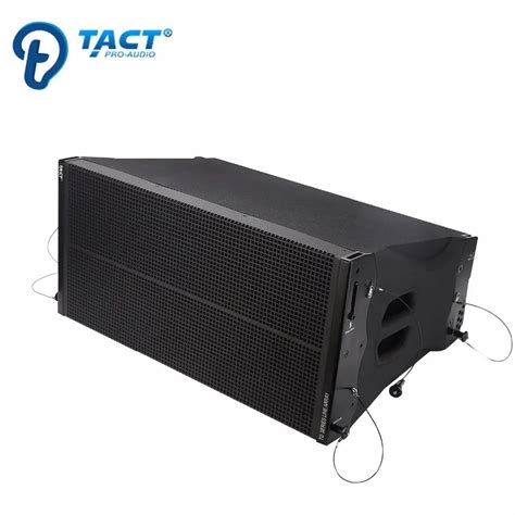 tact tq210 double 10 inch active line array audio loudspeaker for