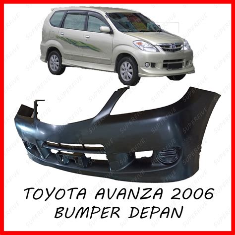 Toyota Avanza F602 2006 2008 Front Bumper Bumper Depan Shopee