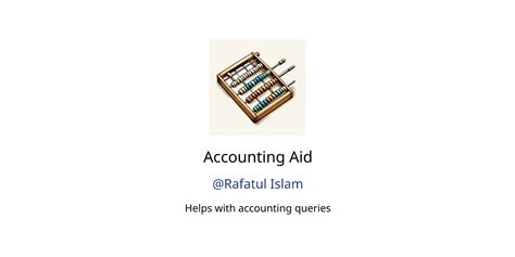 Accounting Aid Gpts Features And Functions Examples And Prompts Gpt