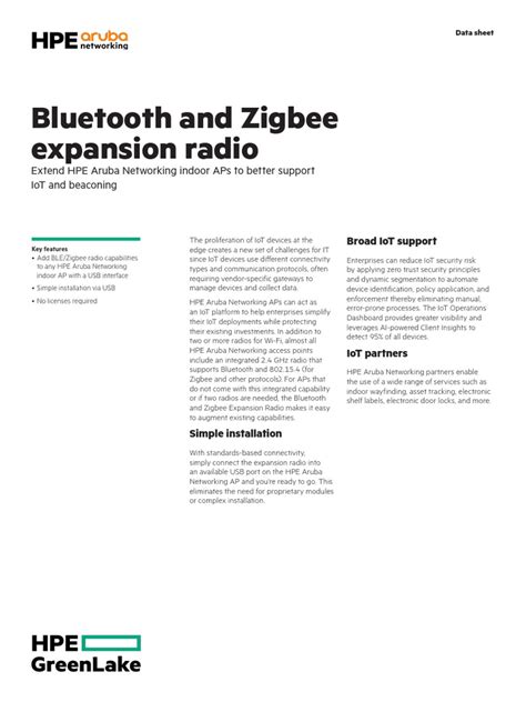 Iot Expansion Radio Data Sheet A00088708enw Pdf Internet Of Things Bluetooth