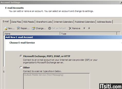 Configure Domain Hosting Email Using Outlook