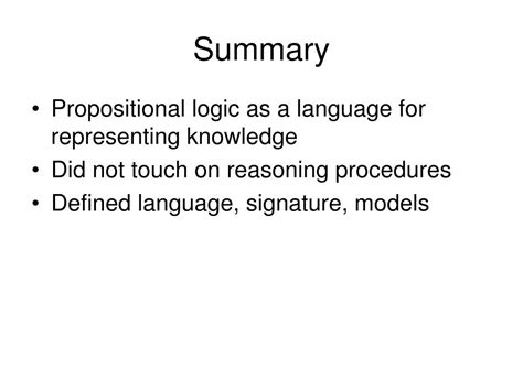 Ppt Knowledge Representation Reasoning Lecture Powerpoint Presentation Id