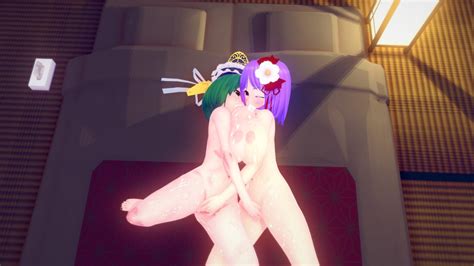 Rule 34 Catfight Hieda No Akyuu Milk Shiki Eiki Touhou Yuri 11527112