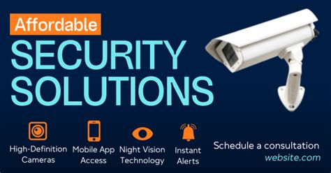 Security Solutions Facebook Ad Brandcrowd Facebook Ad Maker