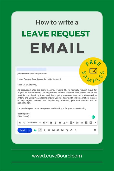Annual Leave Request Exle