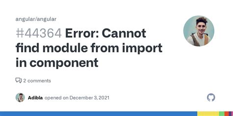 Error Cannot Find Module From Import In Component · Issue 44364
