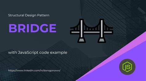 [structural 2] bridge design pattern with javascript youtube