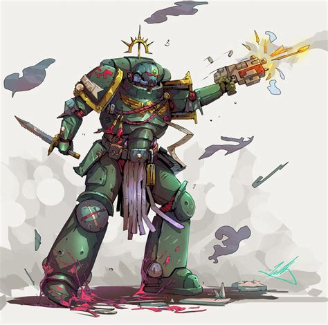 Dark Angels Warhammer 40k Art