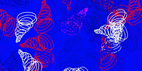 Light Blue Red Vector Template With Curves 1930636 Vector Art At Vecteezy