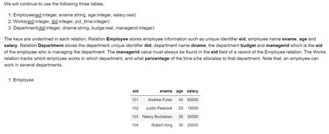 Solved 1 Find The Number Of Employees In Each Department