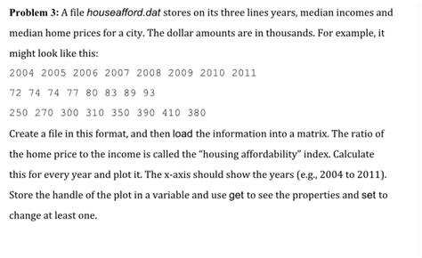 solved problem 3 a file houseafford dat stores on its three