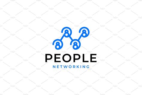 People Networking Logo Branding And Logo Templates ~ Creative Market
