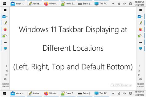 Tip How To Move The Taskbar In Windows 11 AskVG