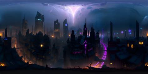 Meta Quest 3 Custom Home Skybox Cyberpunk City At Night Oc