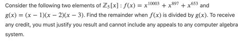 Solved Consider The Following Two Elements Of Chegg