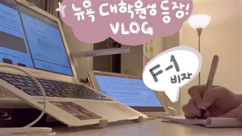 Vlog 🗽미국 대학원생 벼락치기 과제 쑈 Youtube