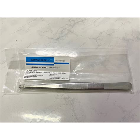 Jual Pinset Splinter Thumb Dressing Forceps 14cm Marwa Pinset Anatomis Shopee Indonesia
