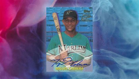 Tracking The Pricing History Of 3 Of Miguel Cabreras Best Baseball Cards Beckett Pricing