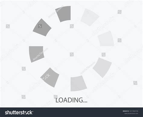 Loading Icon Indicator Loading Progress Stock Vector Royalty Free