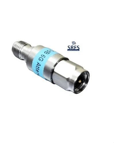 Attenuator 20 Db 2 Watt 6 Ghz Beryllium Copper Gold Plated Sma Male