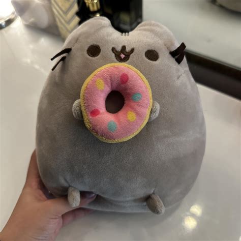 Pusheen Donut Plush Pusheen Plush Plushy Cat Depop