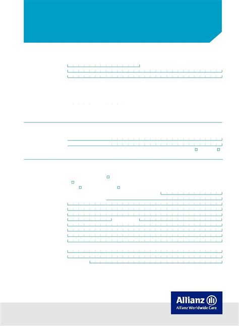 Allianz Claim Form Fill Out Printable Pdf Forms Online