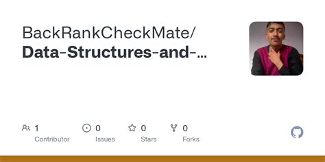 GitHub BackRankCheckMate Data Structures And Algorithms