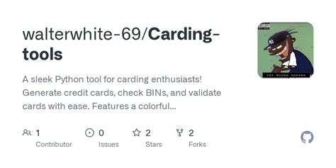 Github Walterwhite 69 Carding Tools A Sleek Python Tool For Carding Enthusiasts Generate