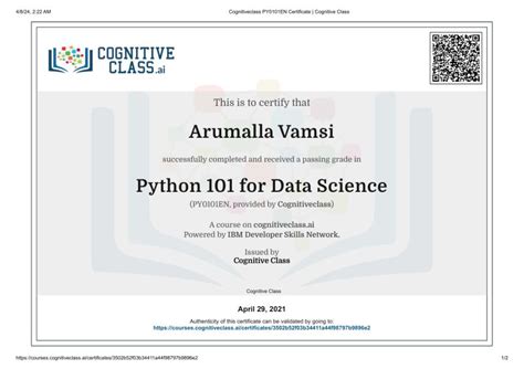 Datascience Python Cognitiveclass Certification Dataanalysis