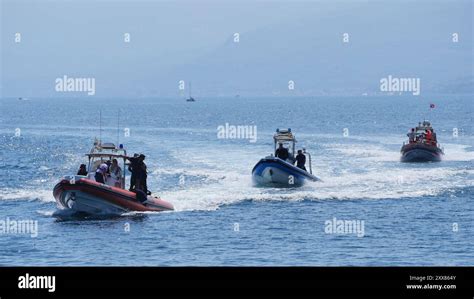 An Italian Fire Service Dive Team Return To Port On The Fifth Day Of The Search And Recovery