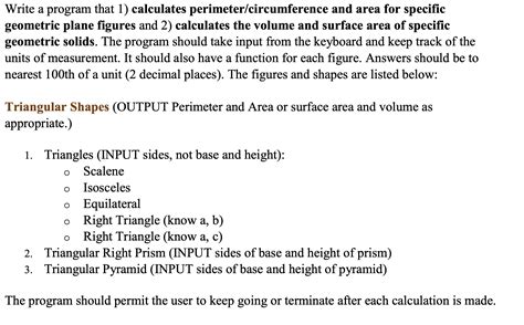 solved write a program that 1 ﻿calculates