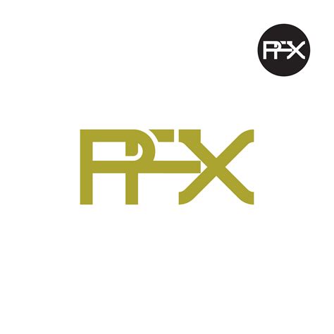 Pfx Logo Letter Monogram Design 45903648 Vector Art At Vecteezy