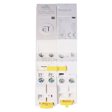 Surenhap Module De Commande Contacteur De Contrôle Wifi 2no Contacteur